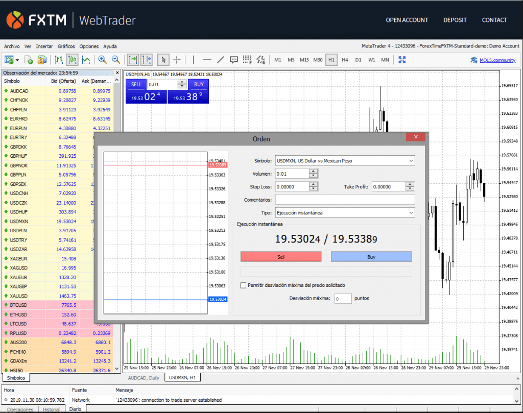 FXTM | Guía para abrir una cuenta demo 2025